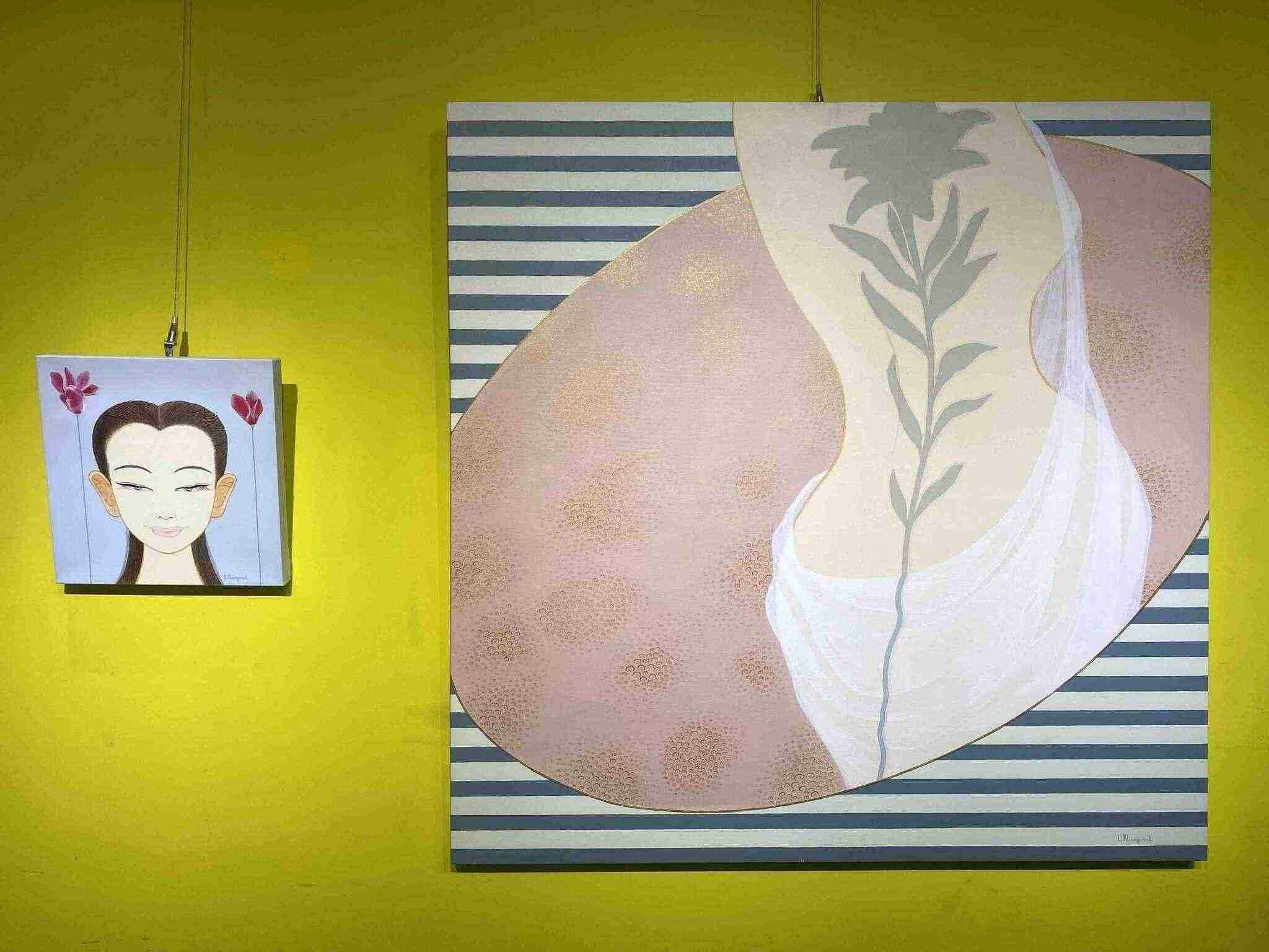 Уран бүтээлч Л Хонгорзулын “Улаан цэцэг” үзэсгэлэн нээгджээ ТАС МН